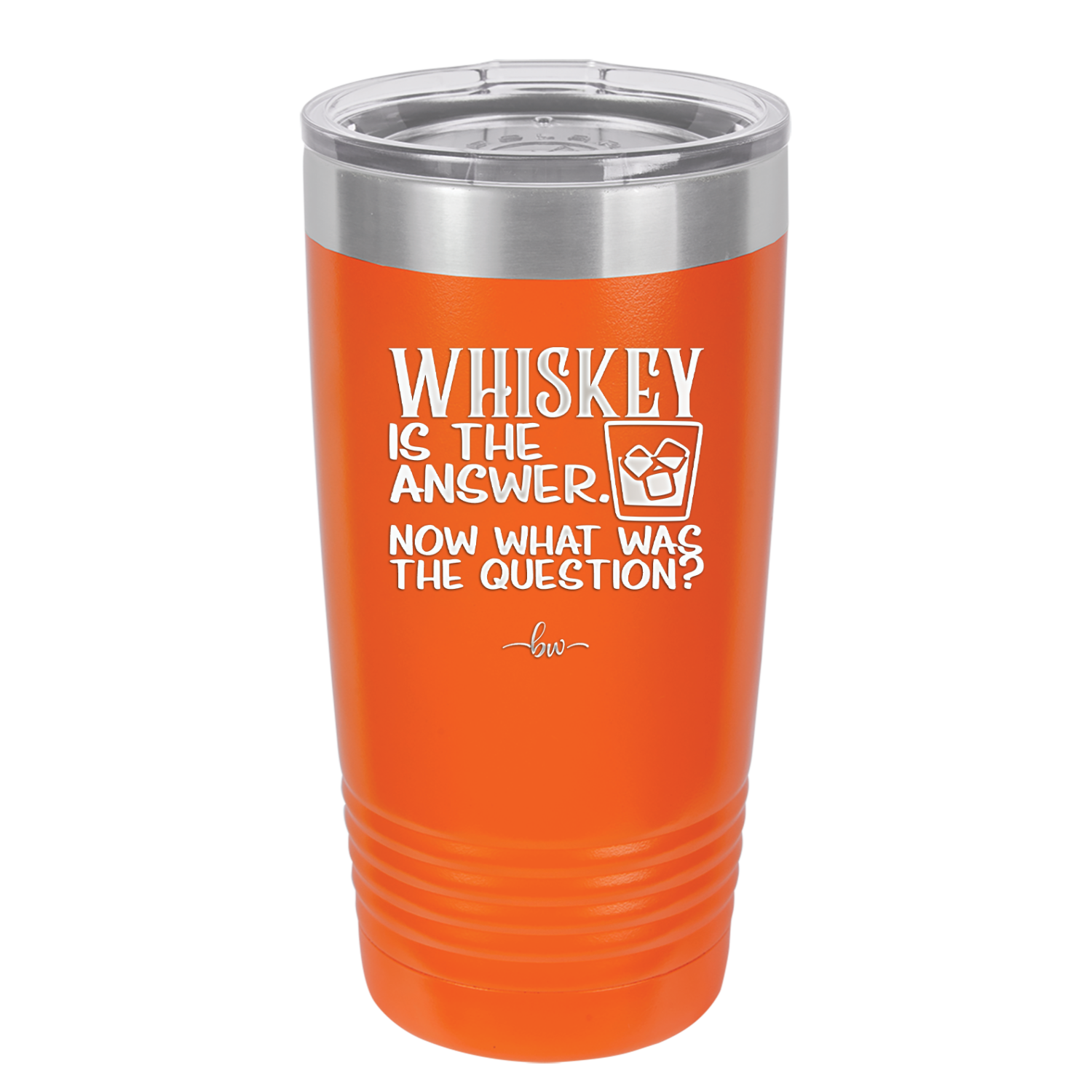 Whiskey is the Answer Now What Was the Question - Laser Engraved Stain ...